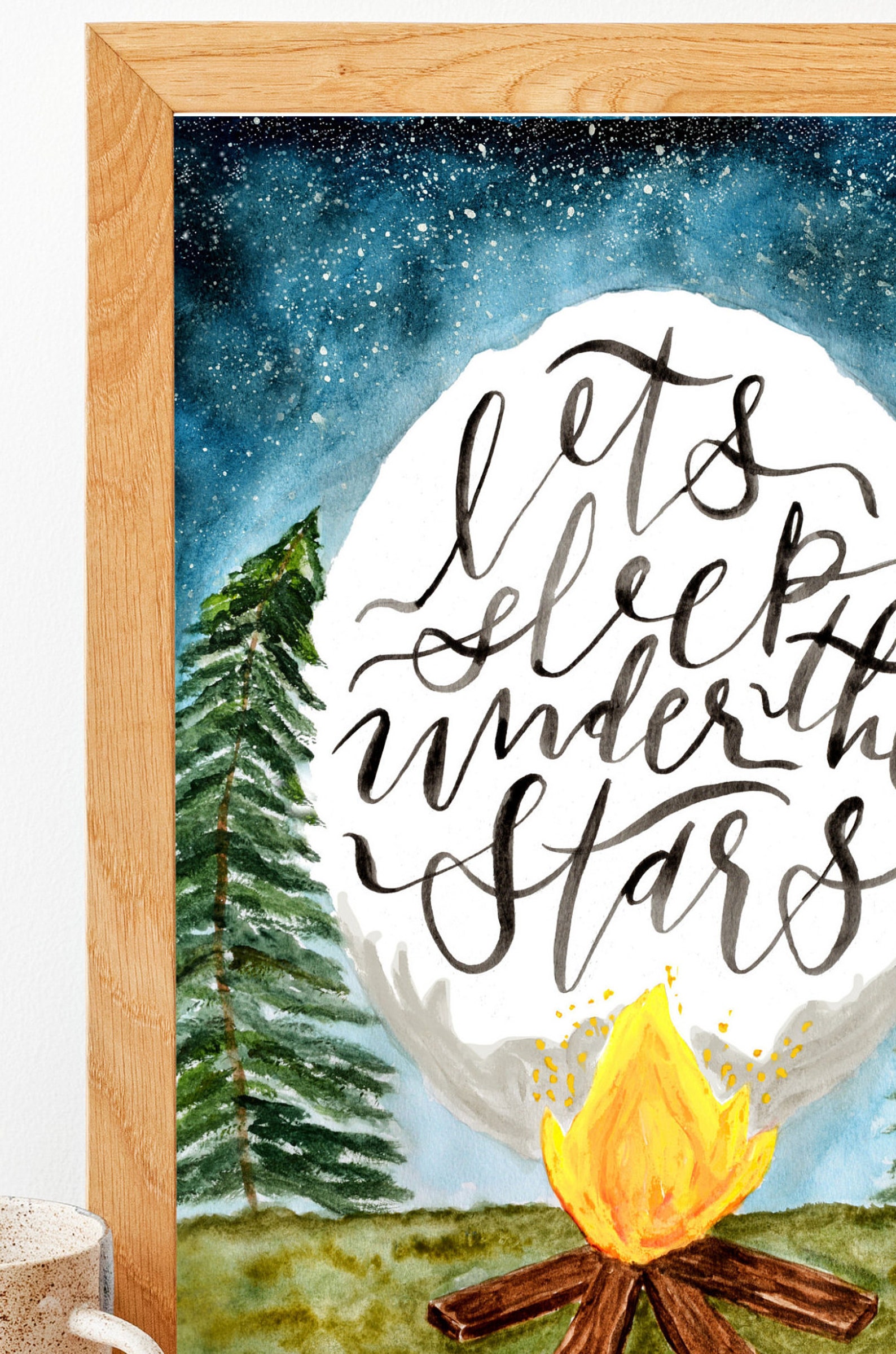 Nature Camping Prints / Outdoor Wall Art/ 8 X 10 / Hiking / - Etsy