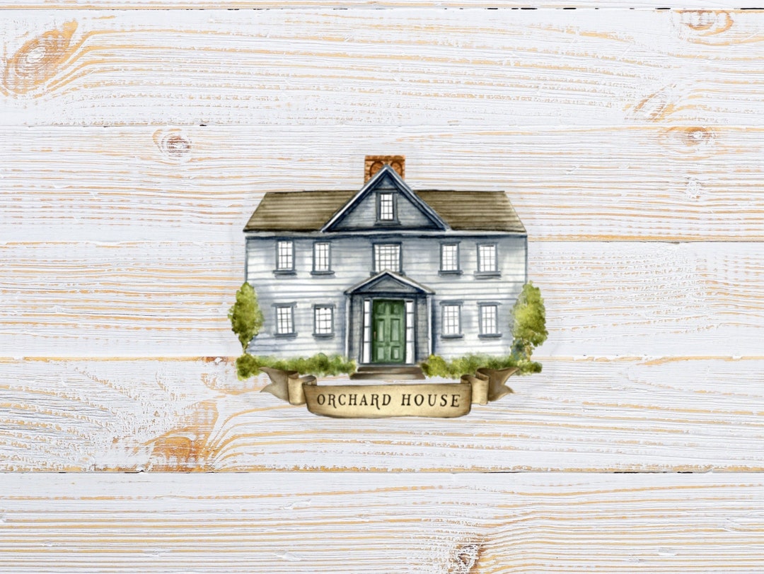 Little Women Sticker: Orchard House, Hand-painted Waterproof Vinyl ...
