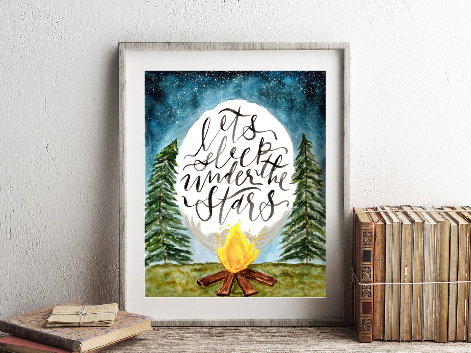 Nature Camping Prints / Outdoor Wall Art/ 8 X 10 / Hiking / - Etsy