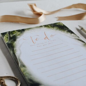 Whimsical Forest to Do List / 50 Sheets | Large | Hand Painted Forest ...