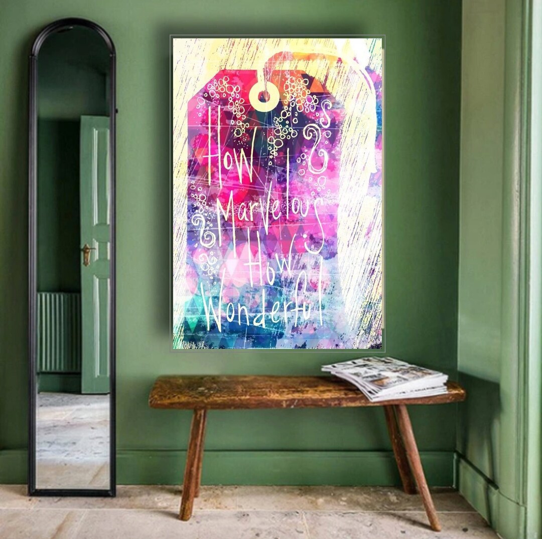 How Marvelous art Print - Etsy