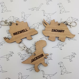 Personalised Wooden Kids Name Tags. Laser Cut Bag Tag/ Key Ring for ...