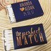 Stickers for Matchboxes the Perfect Match Personalised - Etsy