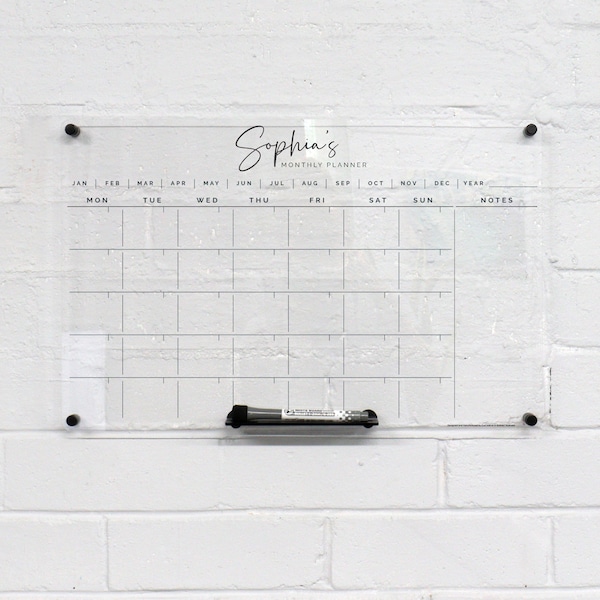 Wall Planner - Etsy