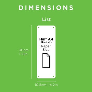 Custom Fridge List Planner - Magnetic Whiteboard Shopping List - to Do ...