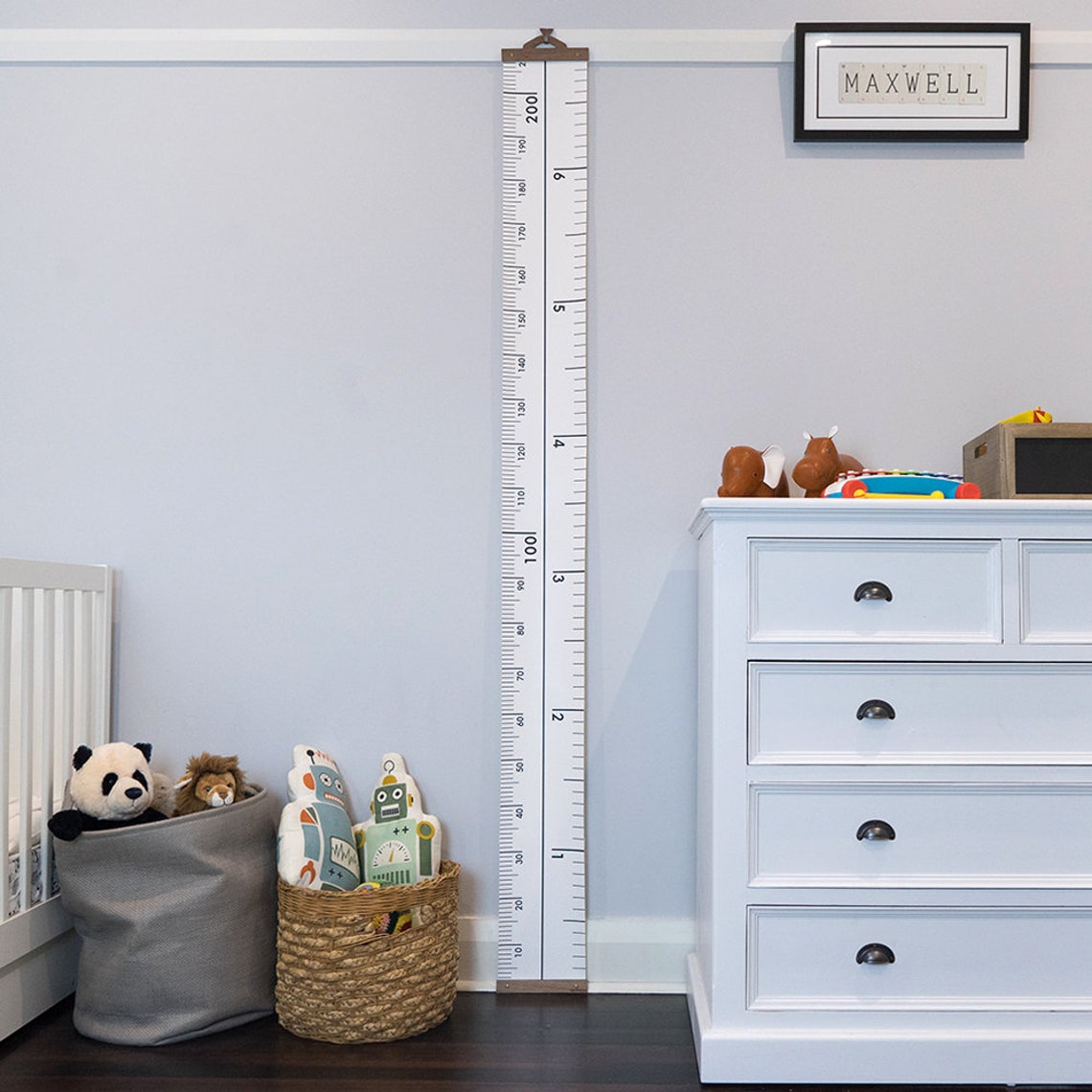 Personalised Height Chart - Growth Chart Ruler Portable Canvas ...