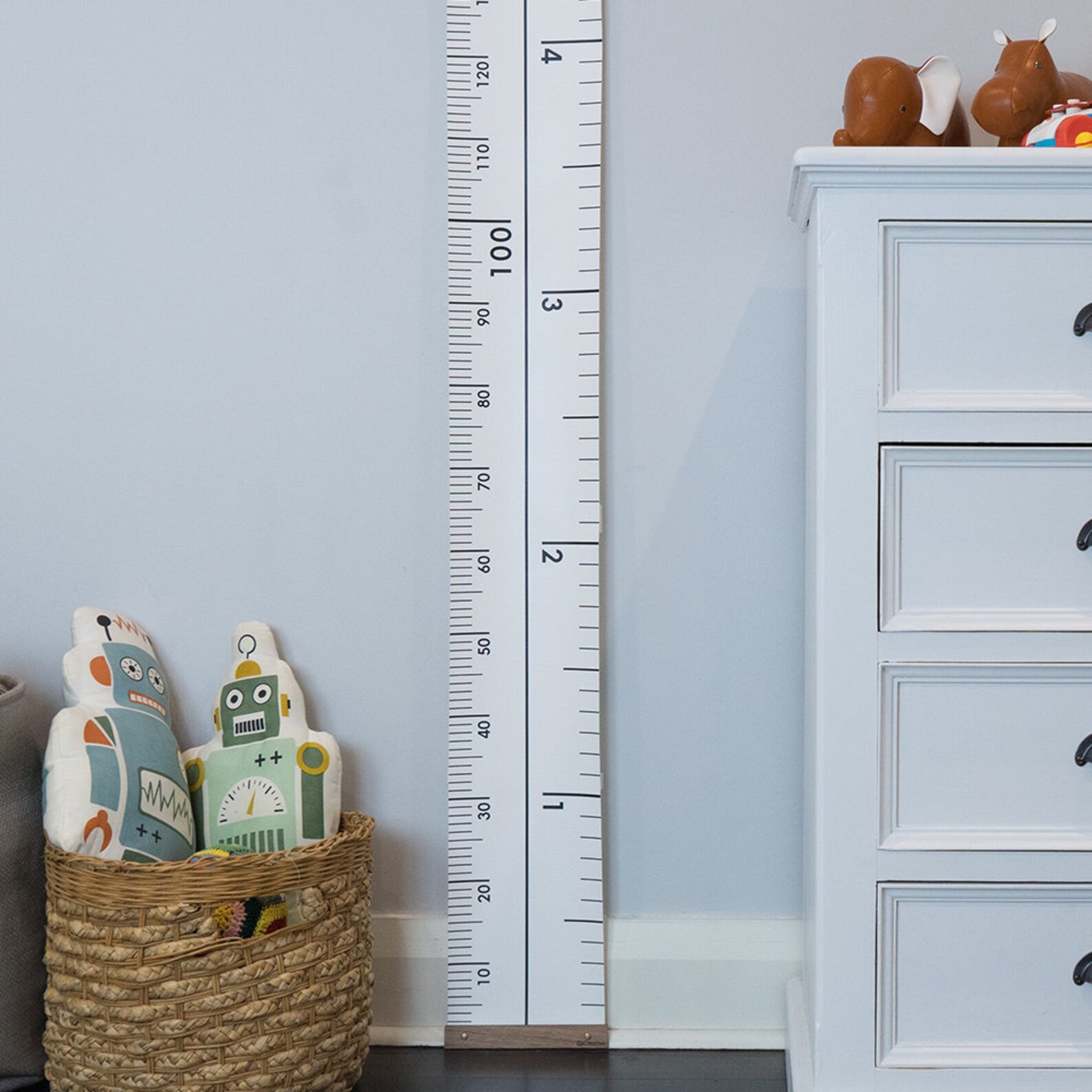 Personalised Height Chart Growth Chart Ruler Portable Canvas Removable ...