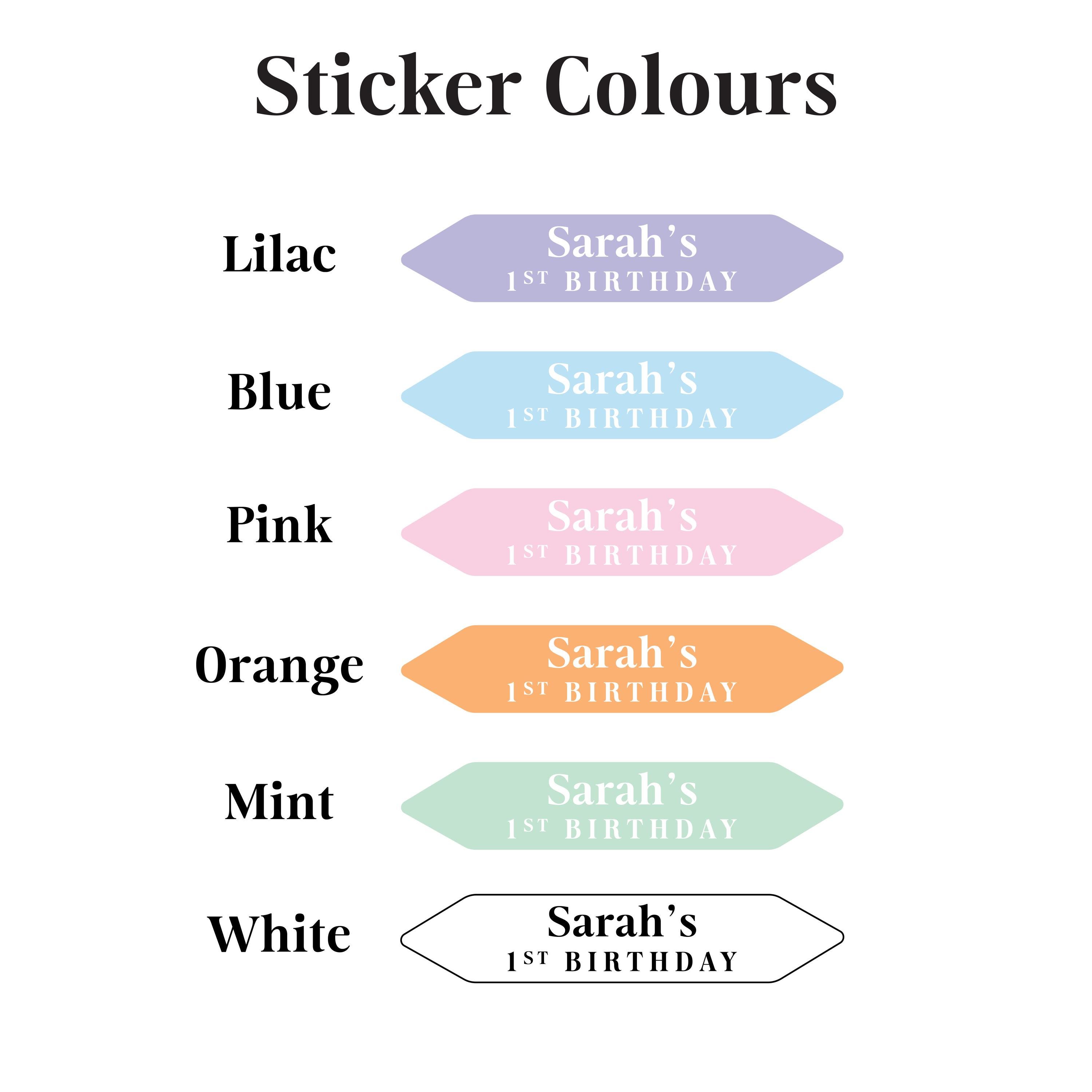Personalised Vinyl Height Chart Labels - Custom Name Height Chart ...