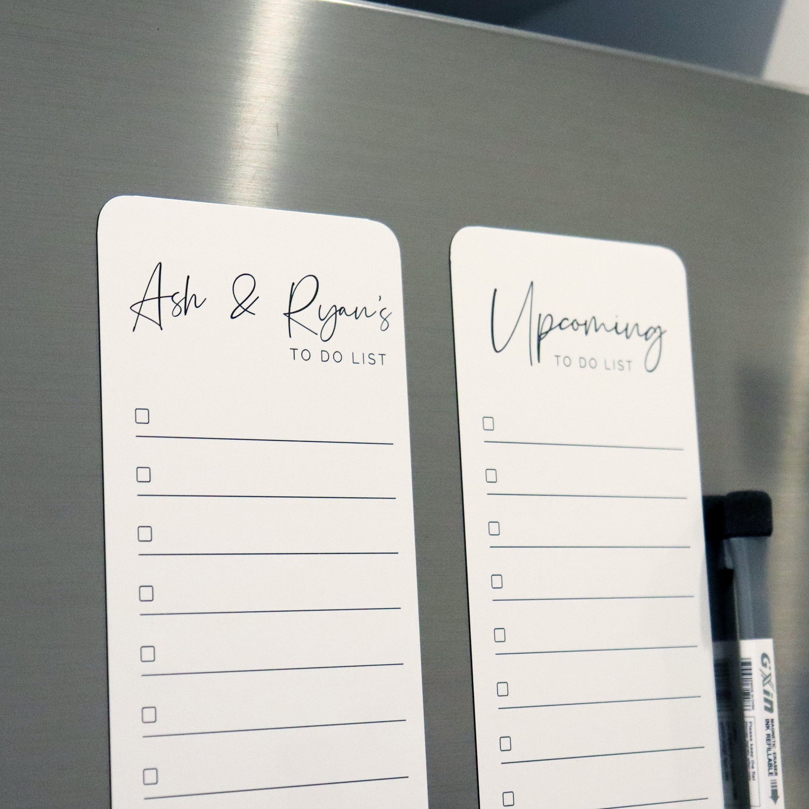 Custom Fridge List Planner - Magnetic Whiteboard Shopping List - to Do ...