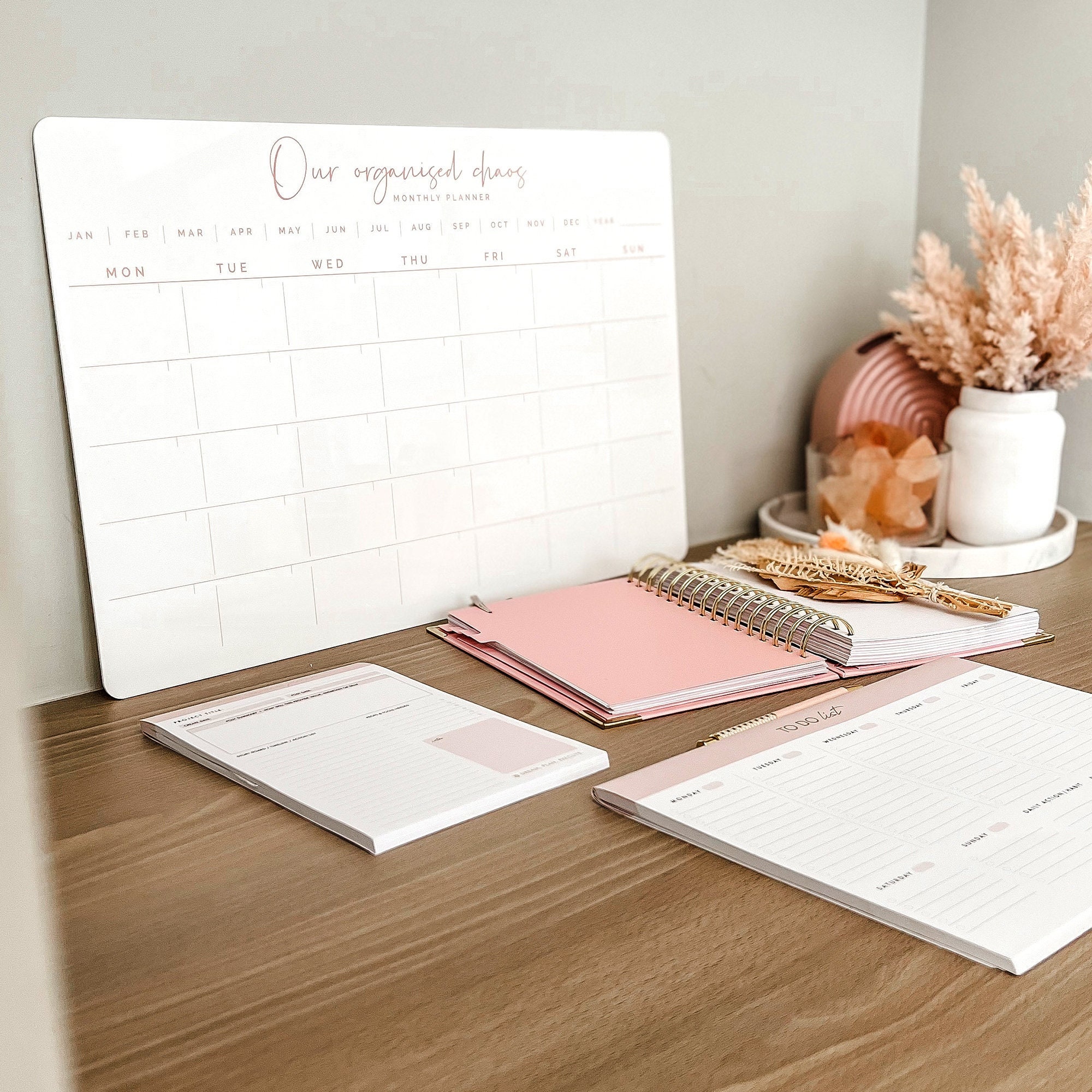 Custom Monthly Wall Planner Acrylic Whiteboard Calendar | Etsy