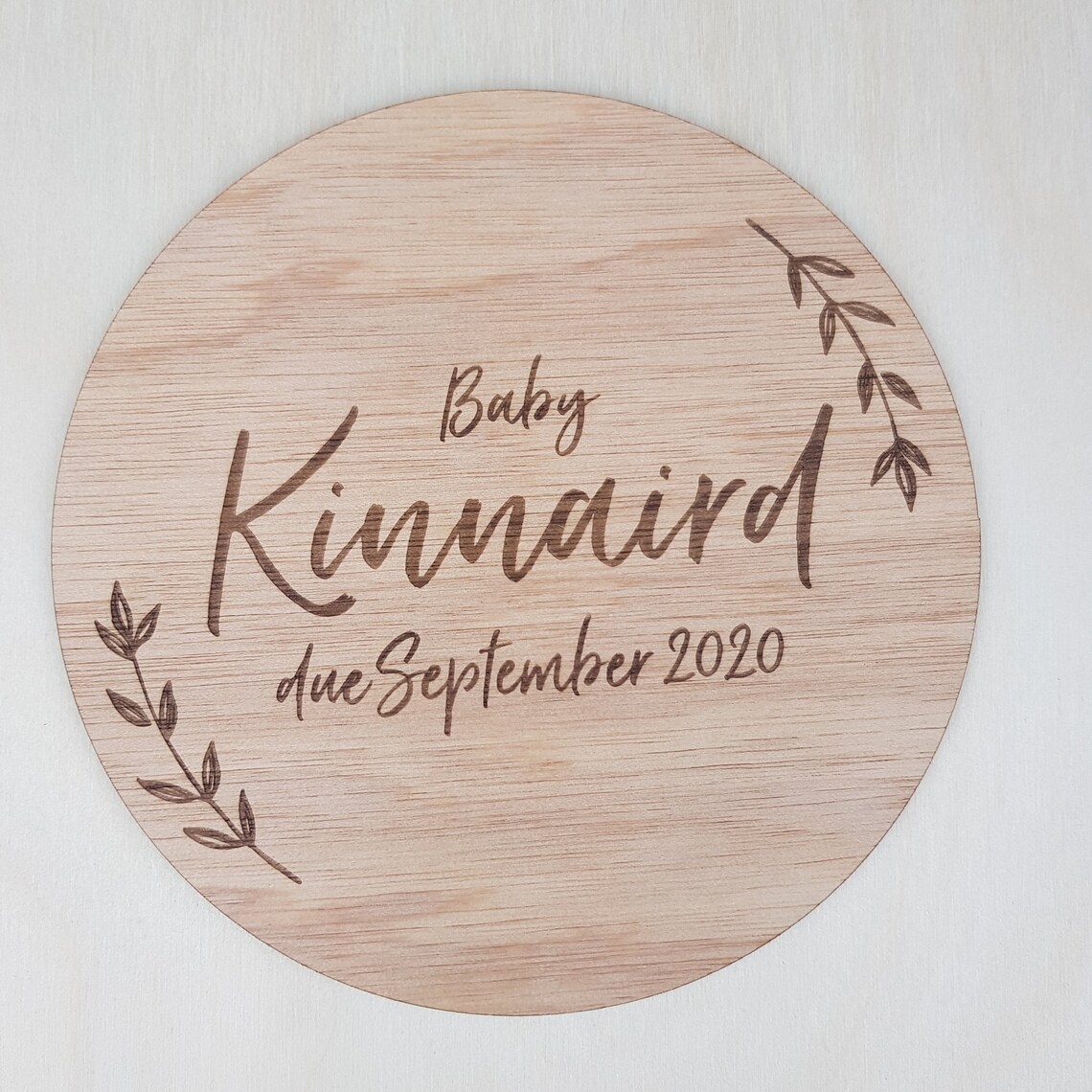 Custom Pregnancy Wooden Announcement Plaque multiple sizes | Etsy
