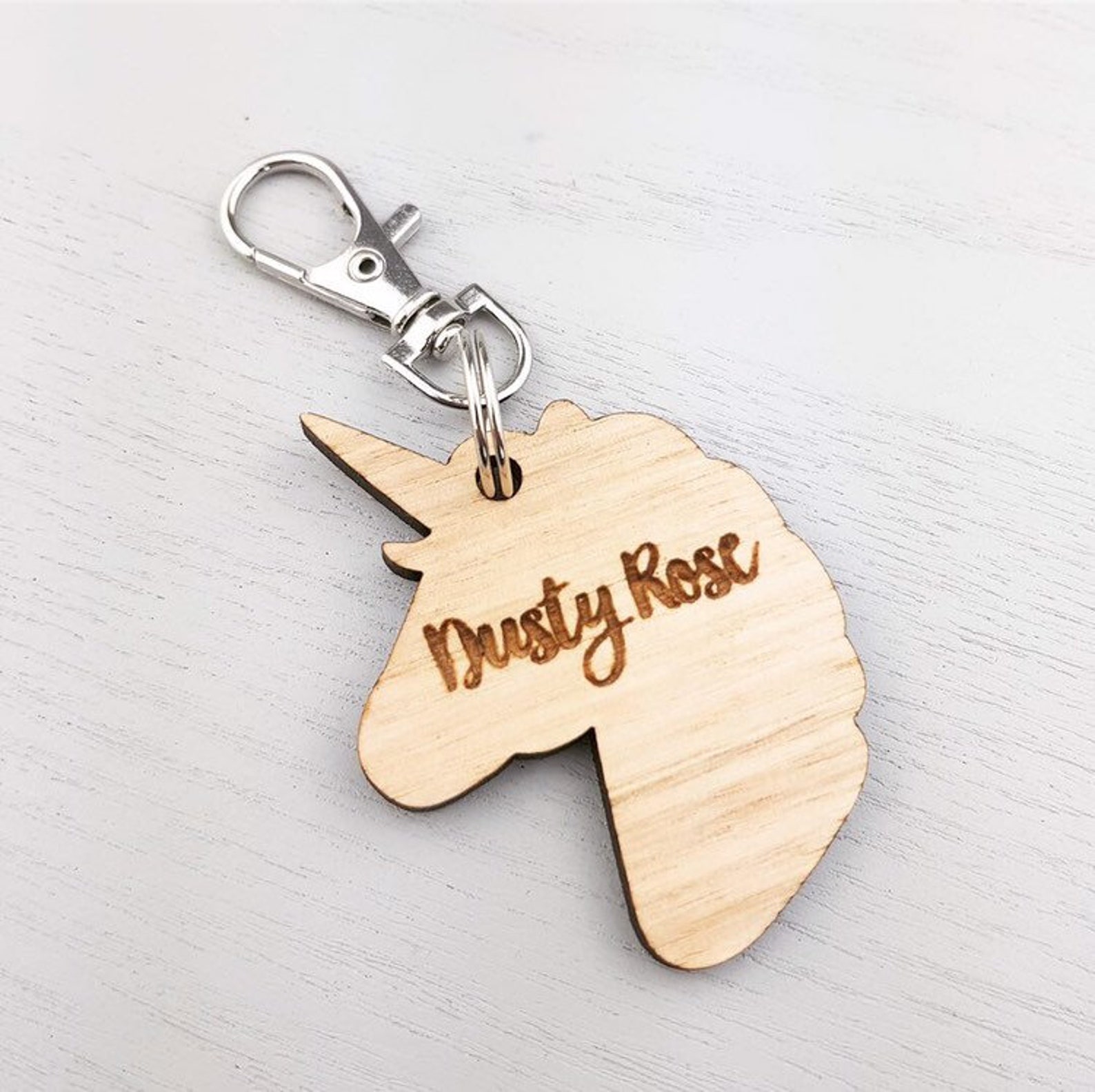 Personalised Wooden Kids Name Tags. Laser Cut Bag Tag/ Key | Etsy