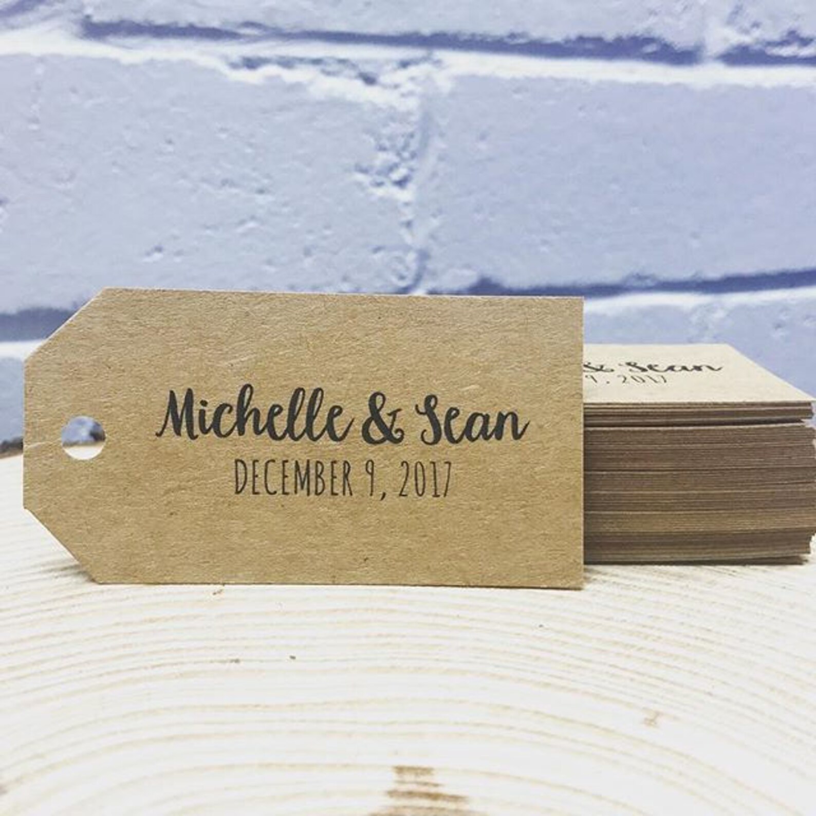 Custom Printed Tags Wedding Favor Tags Custom Tags - Etsy