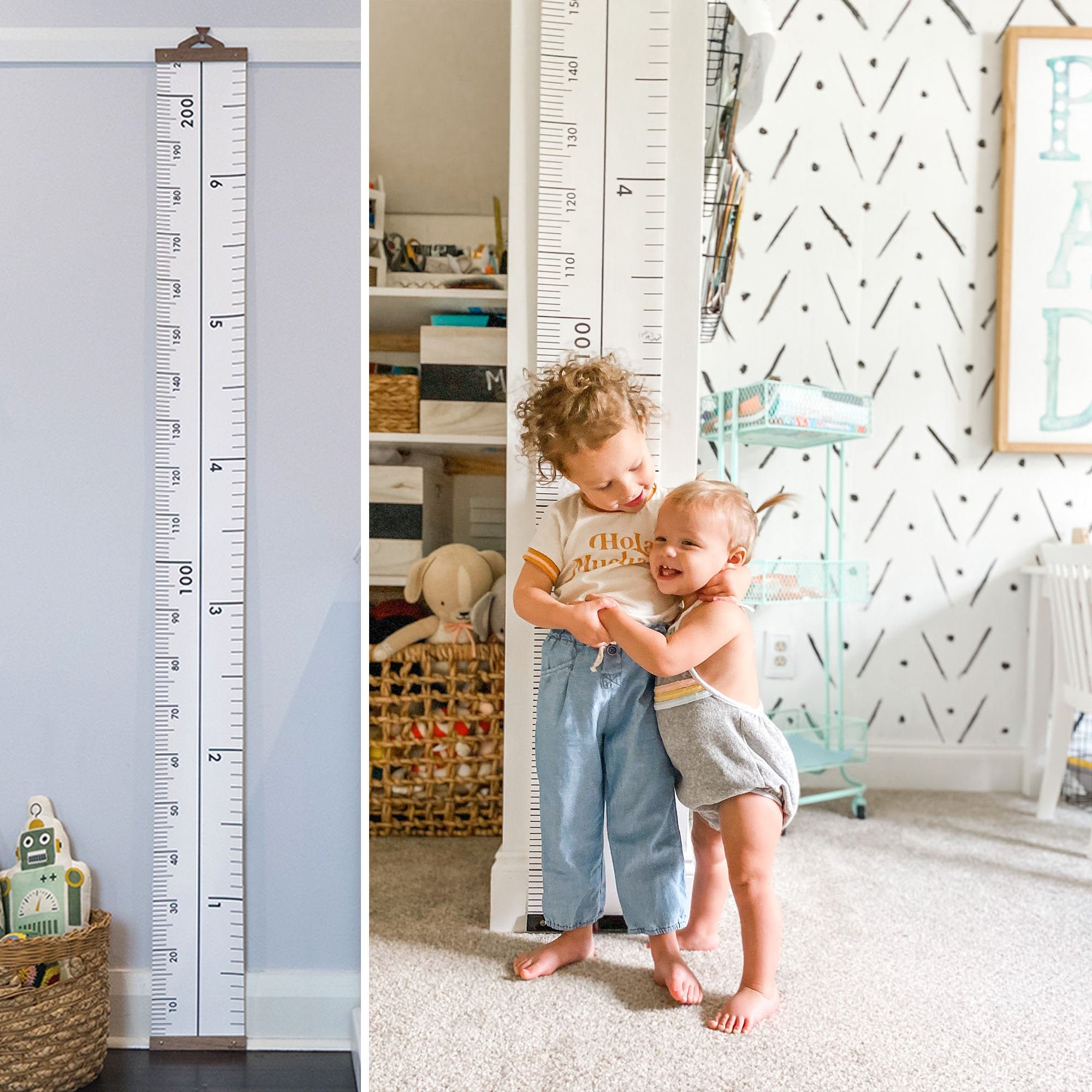 Personalized gauge meter Growth chart name Height chart for baby Custom ...