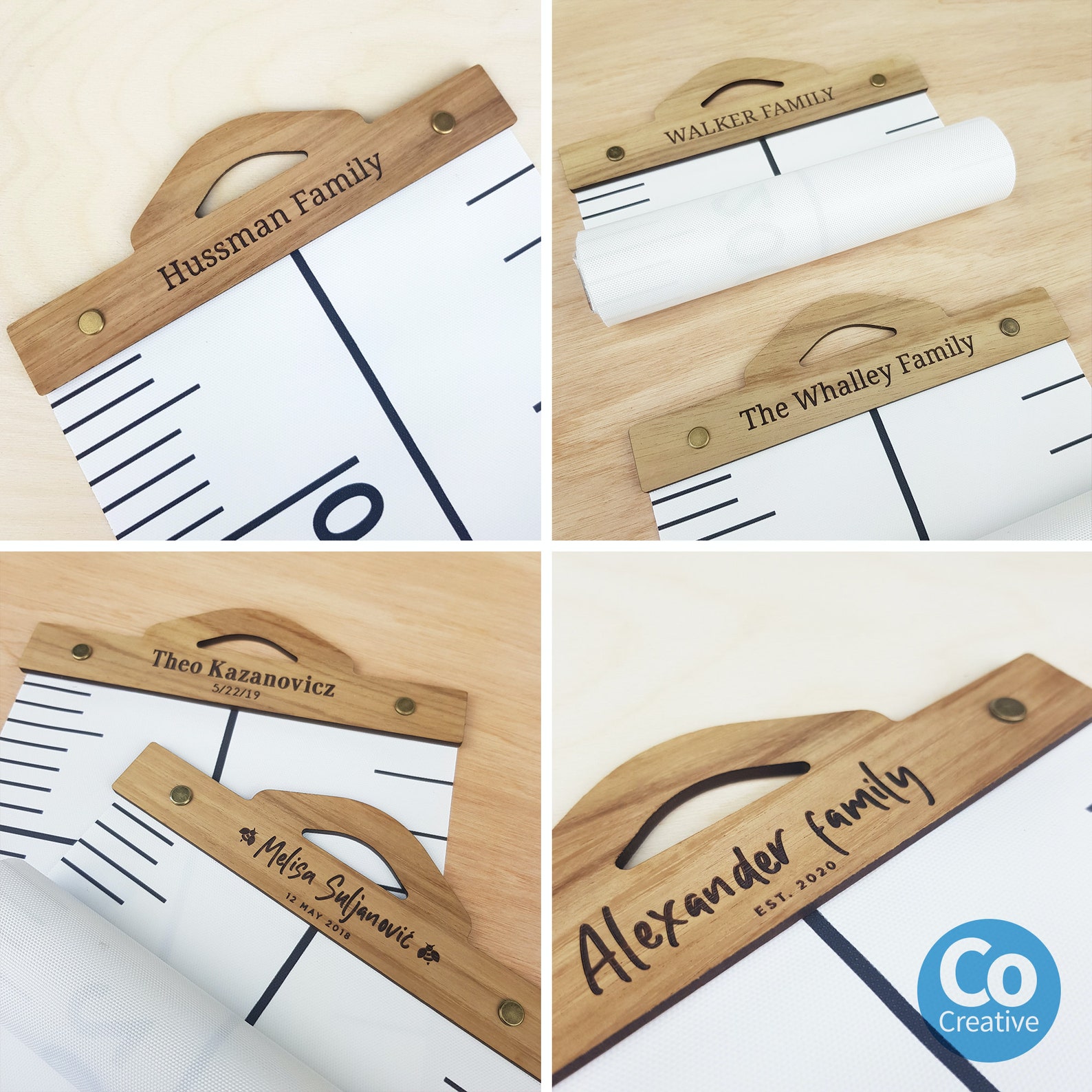 Personalised Height Chart - Growth Chart Ruler Portable Canvas ...