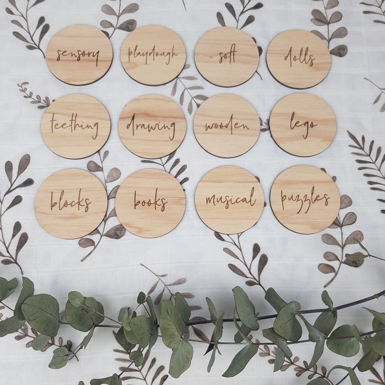 Toy Labels Ikea Trofast Wooden Labels Labels for Ikea Box | Etsy