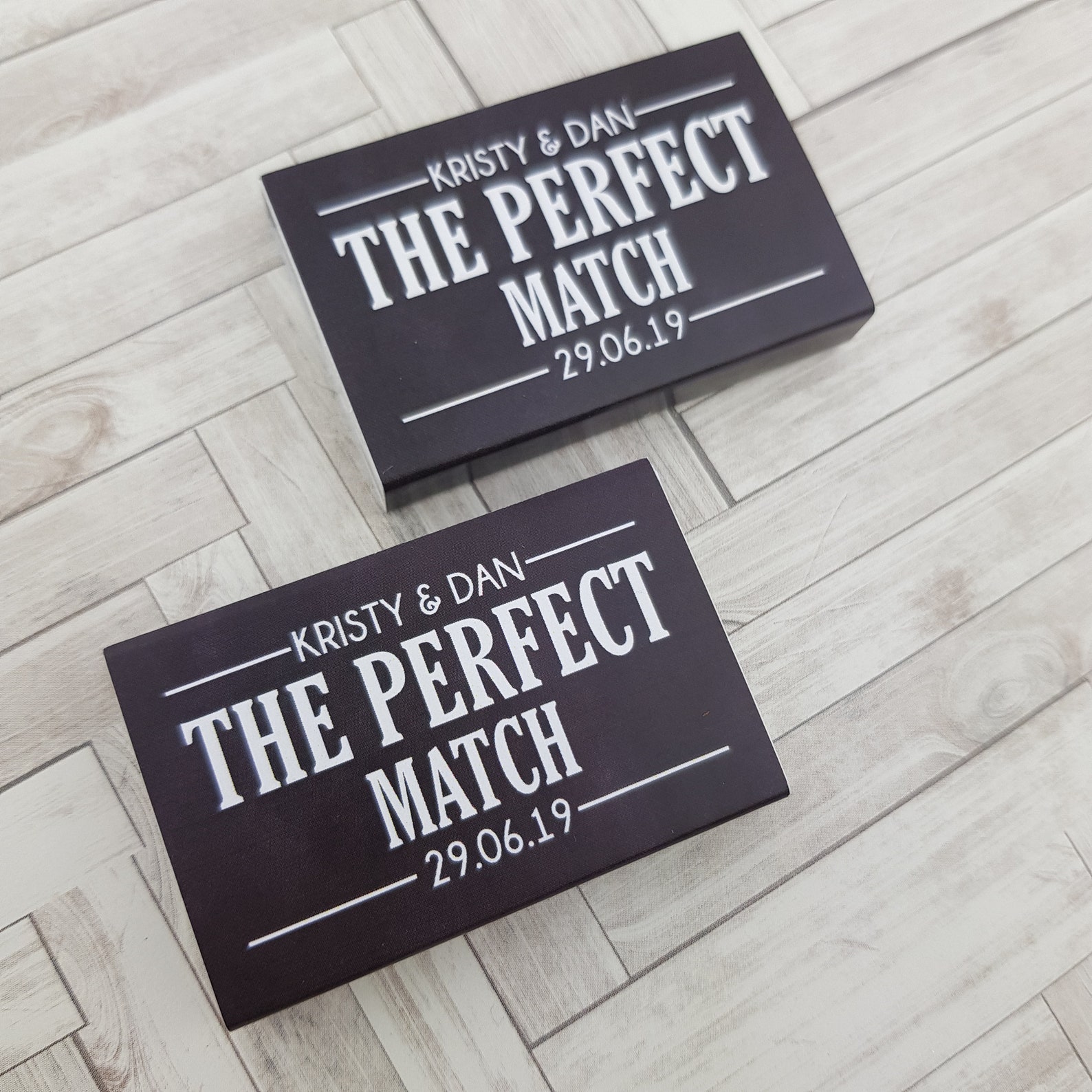 Stickers for Matchboxes the Perfect Match Personalised | Etsy