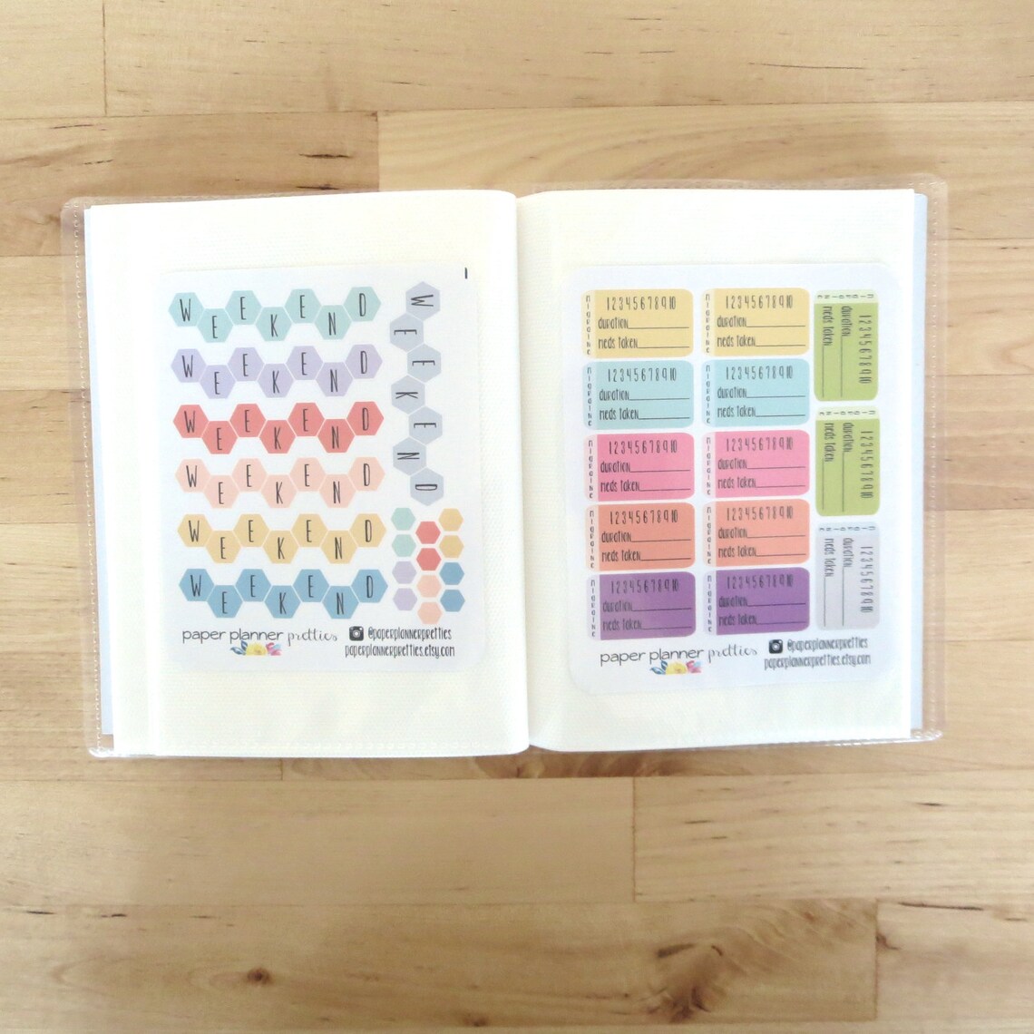 Personalized Planner Sticker Album Book Inkwell Press - Etsy