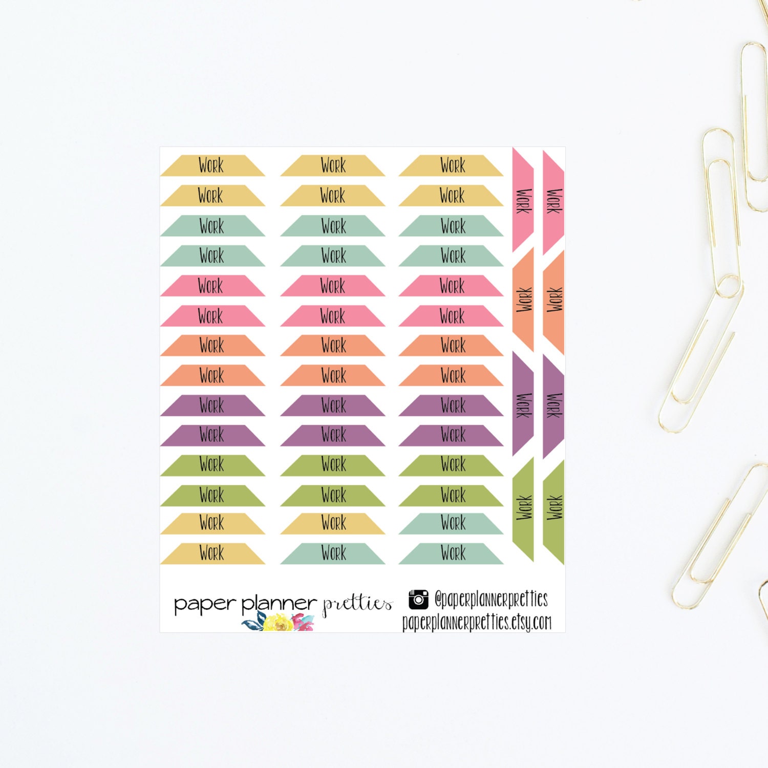 Paper & Party Supplies inkWell Press Planner Stickers Personal Planner ...
