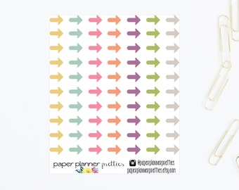 Tiny Arrow Stickers | Etsy