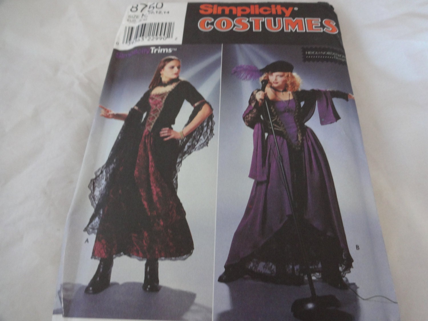 Simplicity Costumes Sewing Pattern Adult Theater Halloween Etsy