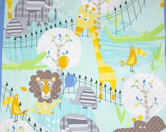 Zoo Animal Fabric - Etsy