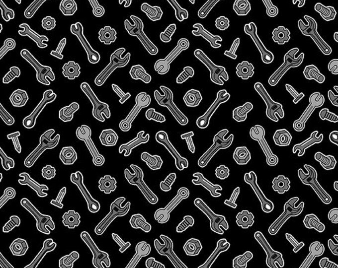 Tool Fabric, Construction Fabric, Black Fabric, Construction Crew ...