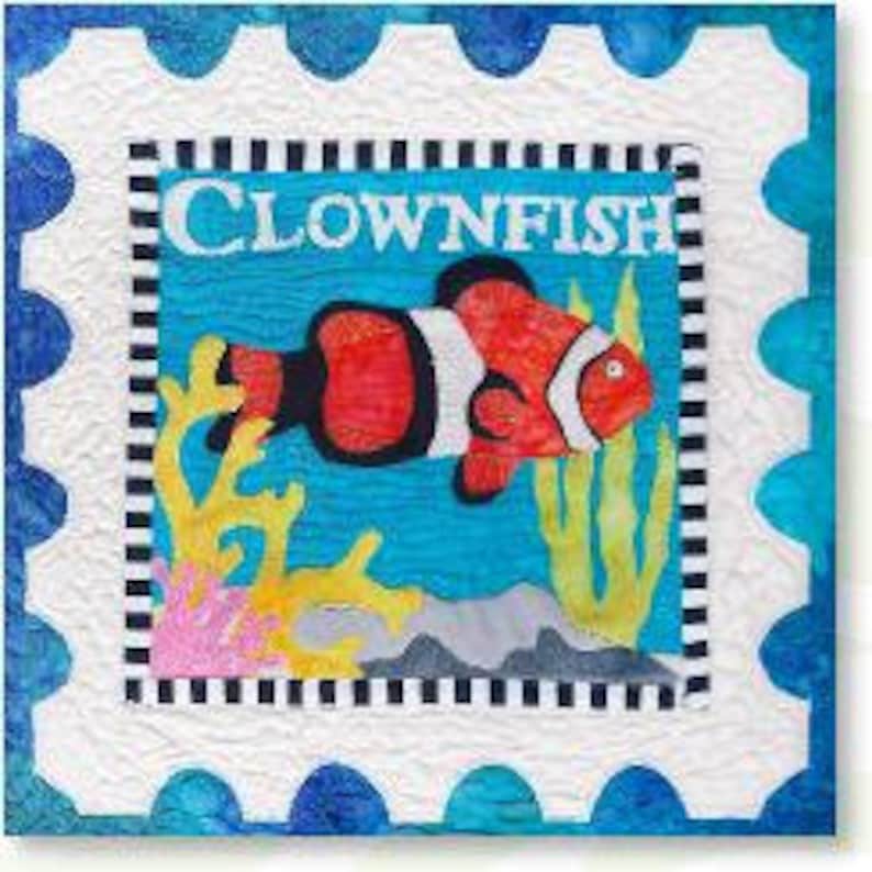 Quilt Kit Sea Life Quilt Kit Clownfish Quilt Appliqué Quilt - Etsy