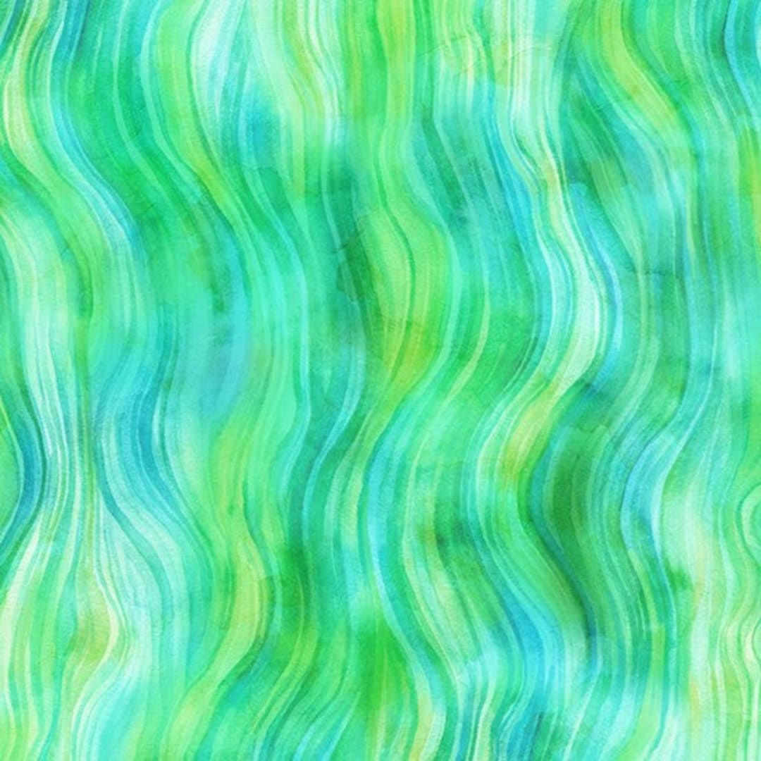 Striped Fabric, Wave Fabric, Green Fabric, Grass Fabric, Brilliant ...