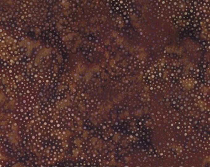 Batik Fabric, Brown Batik Fabric, Bali Chocolate, Batik Dots, Bali ...