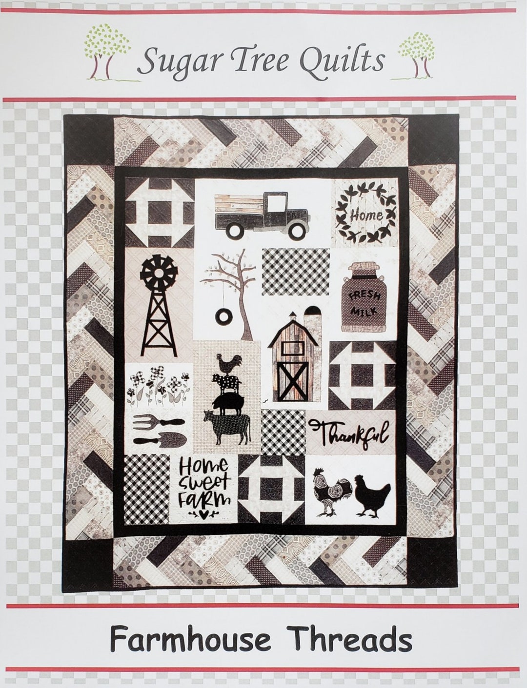 Quilt Pattern, Country Pattern, Farm Pattern, Farmhouse Threads, Sugar ...