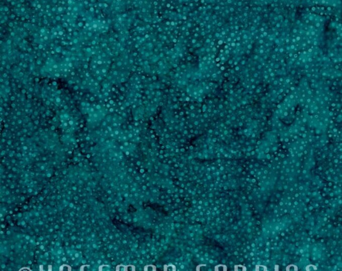Batik Teal Batik Fabric Batik Dots Aquamarine Bali Chops - Etsy