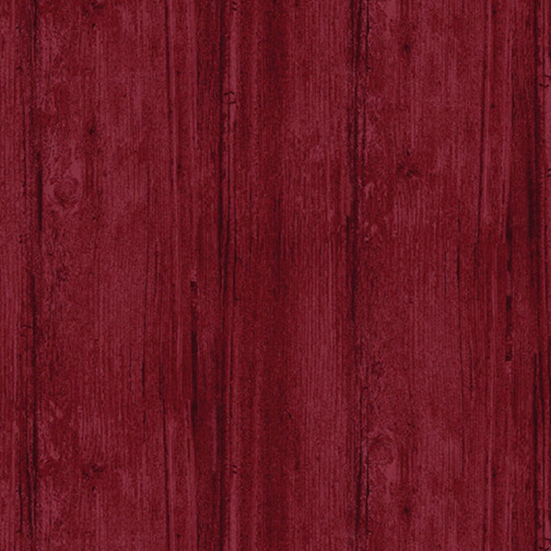 Wide Backing Fabric, Red Quilt Back Fabric, Washed Wood Claret, 108 ...