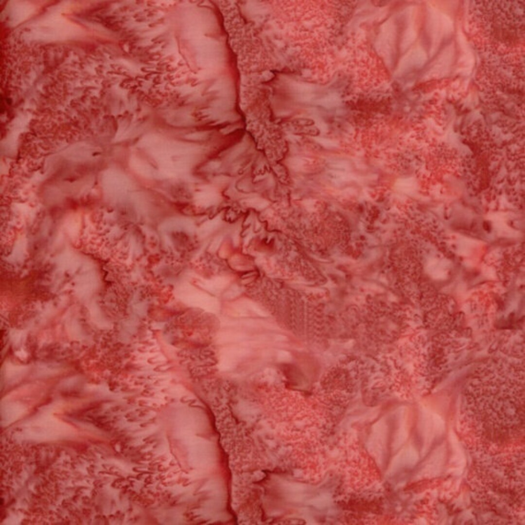 Batik Fabric, Red Fabric, Bali Batiks, Hand Dyed Batik, Mottled Batik ...