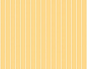 Dyeing & Batik Yellow on Pale Yellow Stripe Decorator Fabric 60 wide ...
