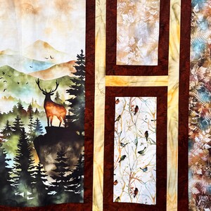 Nature Quilt Kit, A Panel Quilt Kit, Picture That Pattern, Mystic ...