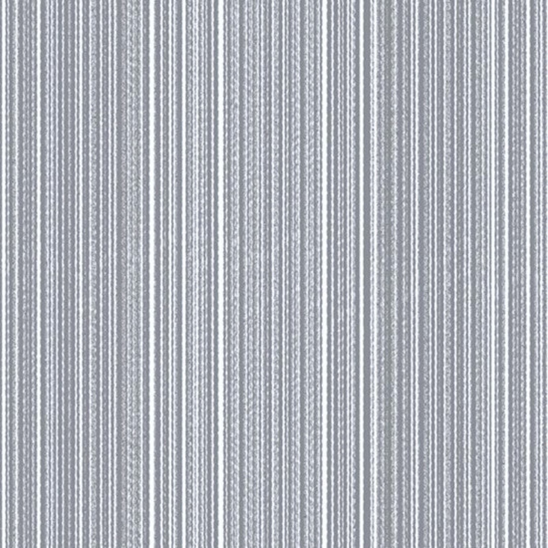 Striped Fabric, Sparkle and Fade, Metallic Silver Stripes on Gray, Gray ...