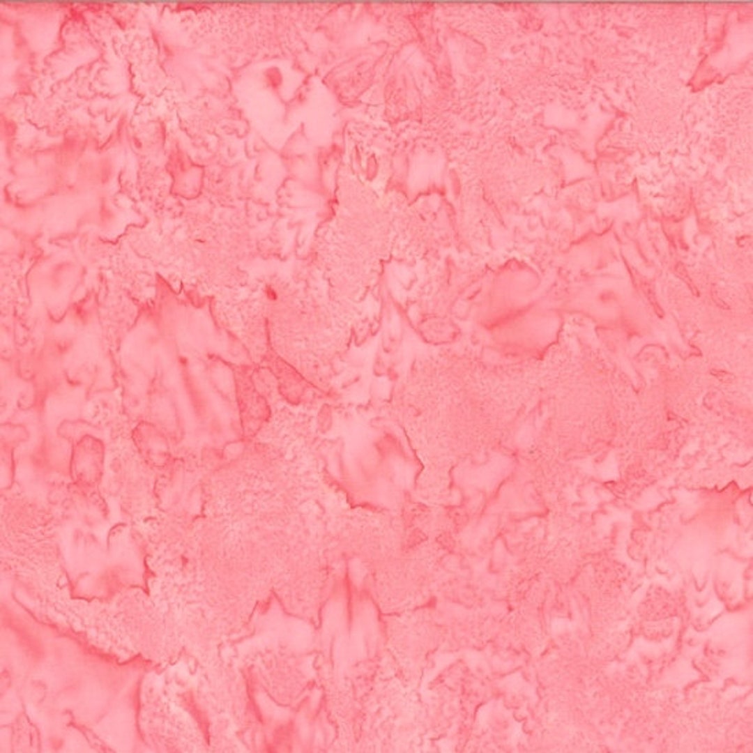 Batik Fabric, Pink Batik, Bali Batiks, Ballet Pink Fabric, Hand Dyed ...