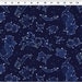 Celestial Magic, Stars Fabric, Constellations Fabric, Light Navy Fabric ...
