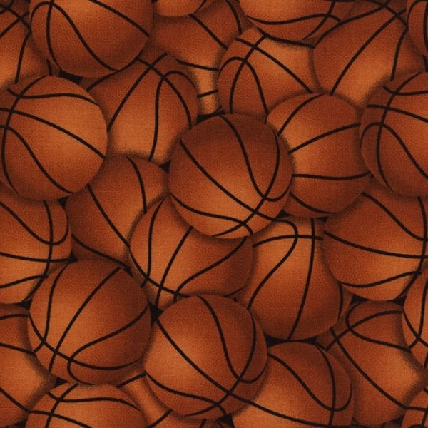 Basketball Fabric - Etsy