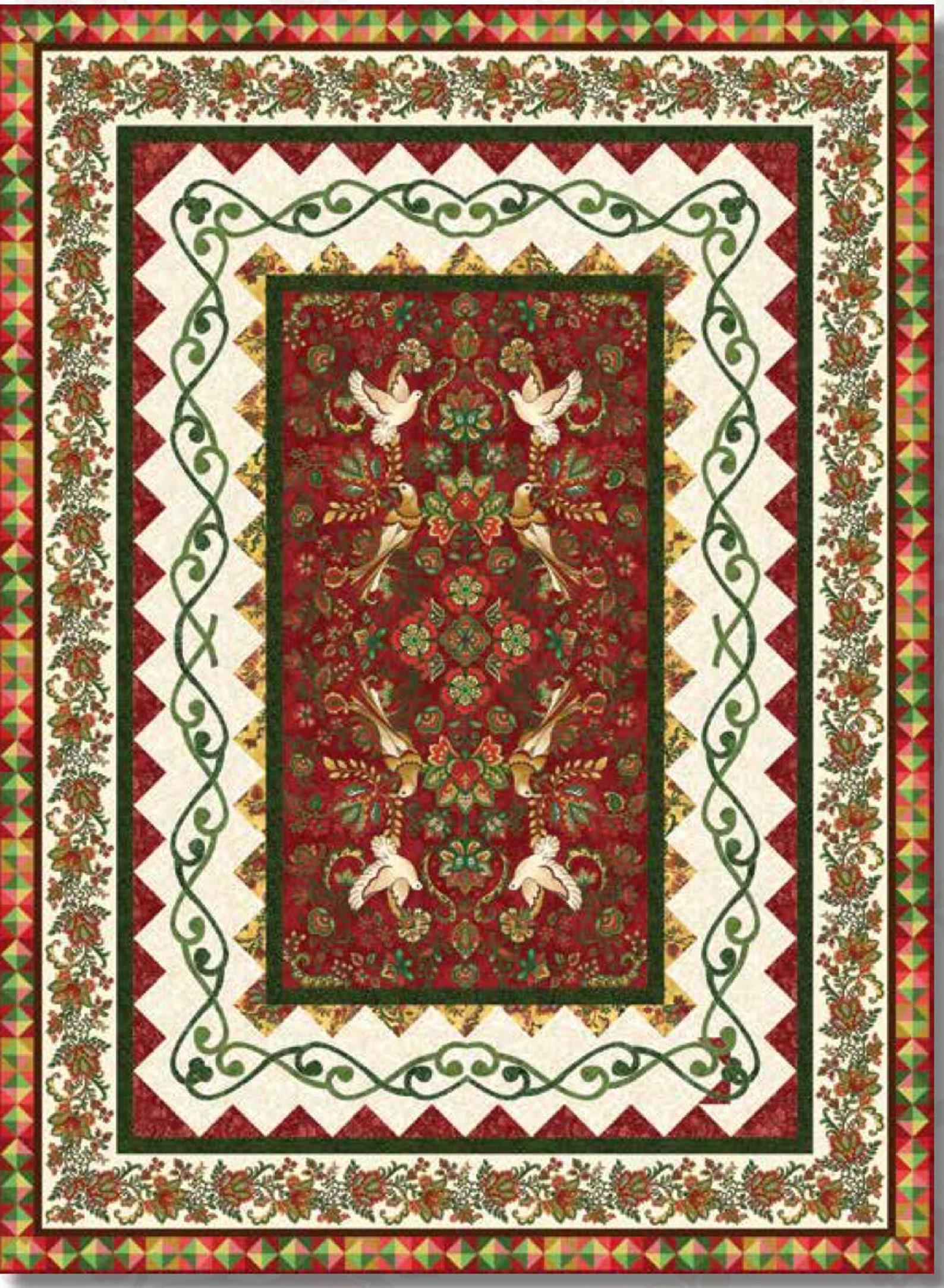 Christmas Fabric Jacobean Joyeux Color Principle Jacobean - Etsy