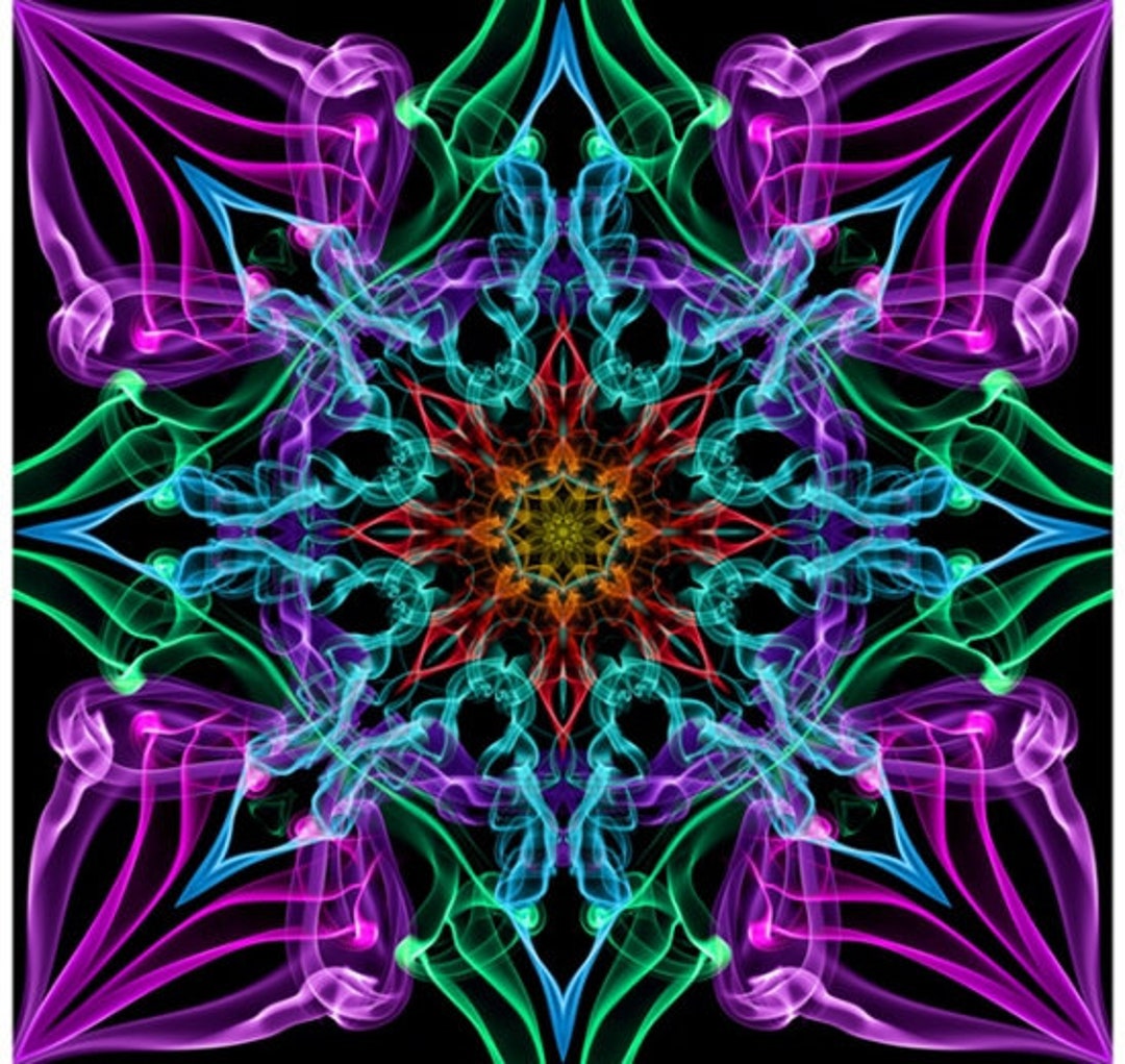 Floral Fabric Fabric Panel Fire Fabric Smoke Fabric Dream - Etsy