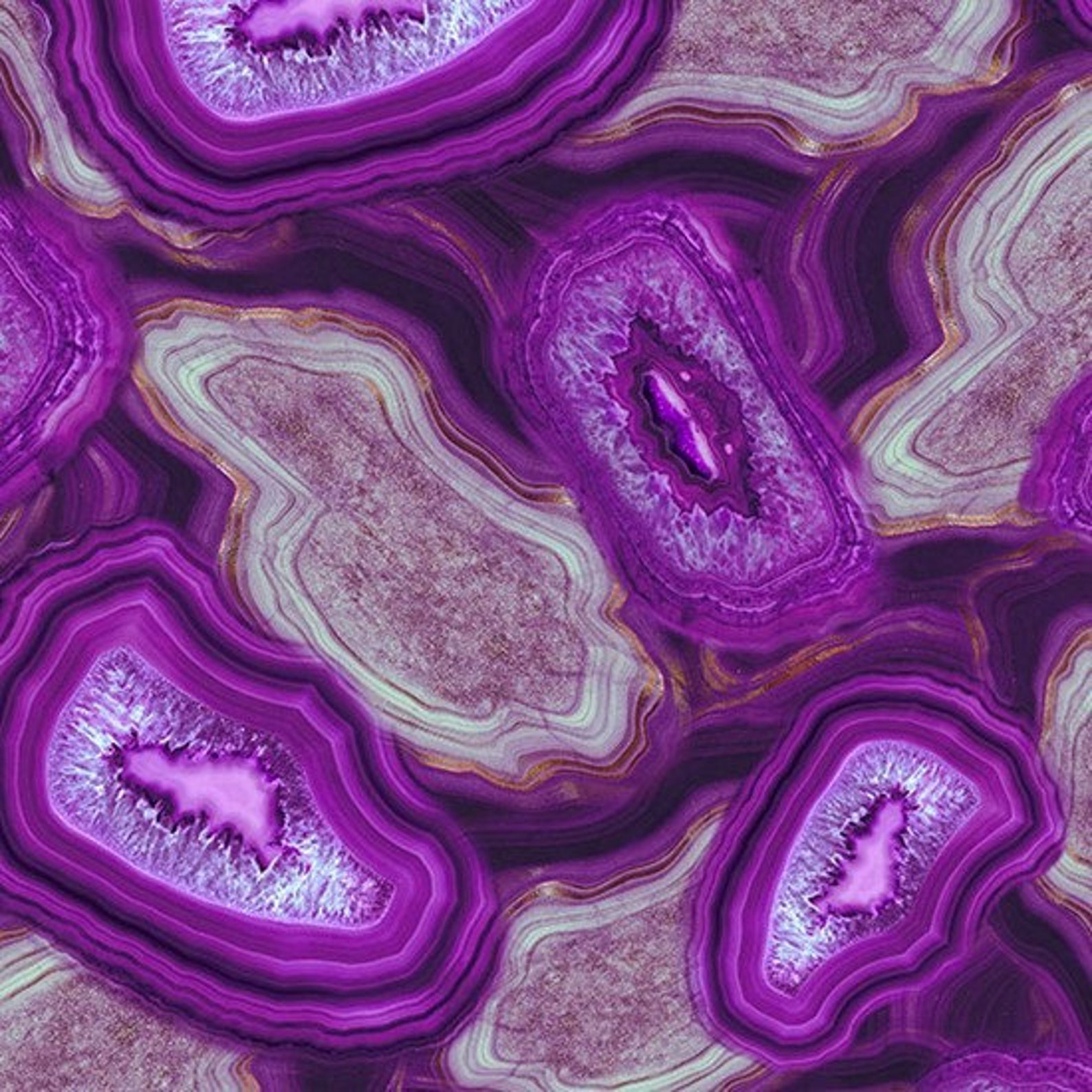 Nature Fabric Rock Fabric Geode and Ink Geode Fabric - Etsy