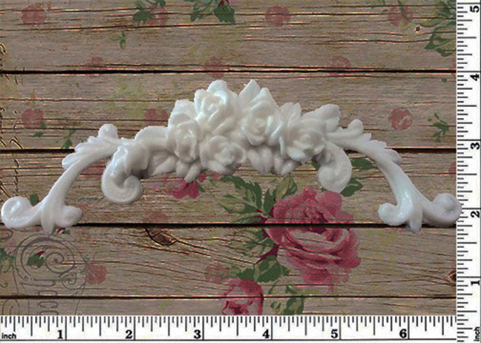 Beautiful Small Rose Swag Furniture Applique! #12 - Etsy