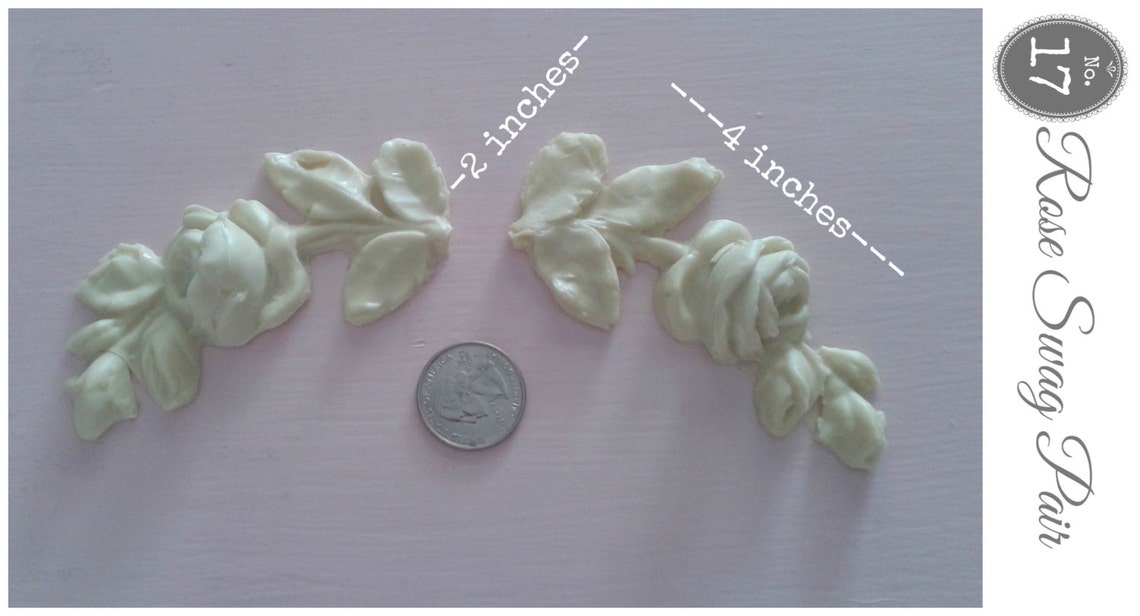 Beautiful Rose Swag Pair Applique! #17 - Etsy