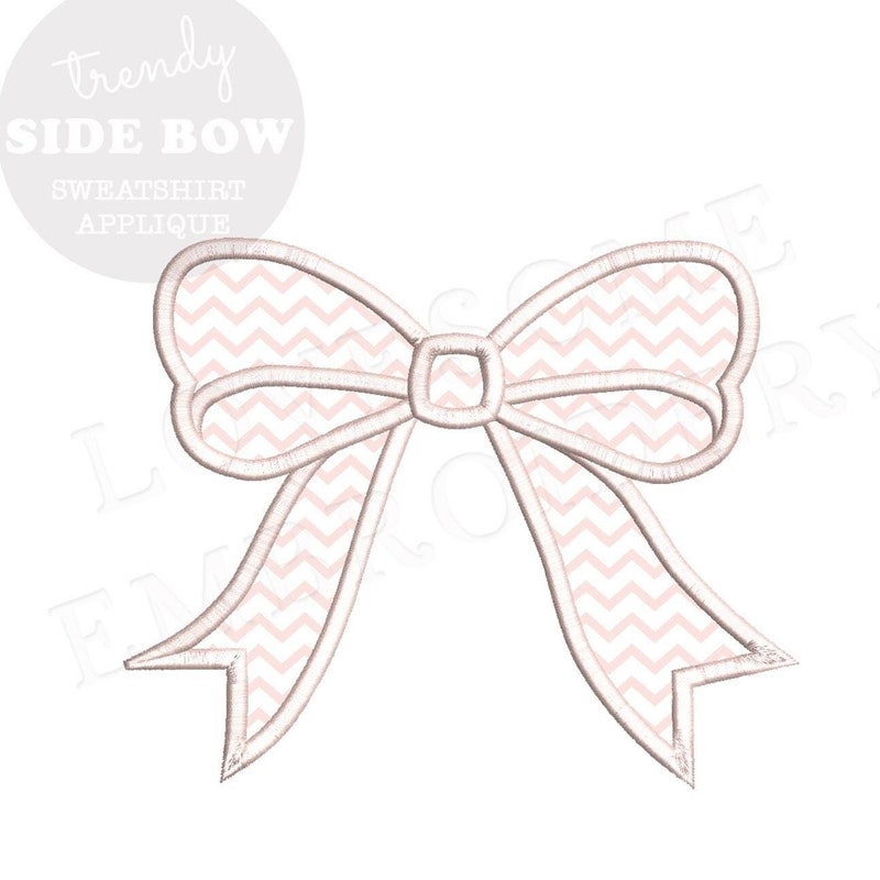 Bows Embroidery Sweater - Etsy