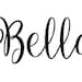 Bella Script Font A-Z 3inch Machine Embroidery Font Digital Download ...