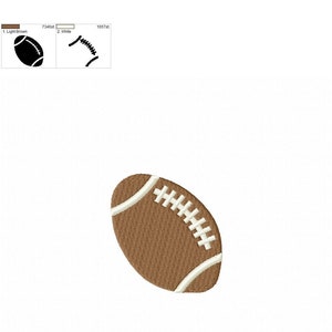 American Football Mini Multisize Embroidery Design, Sports Machine ...