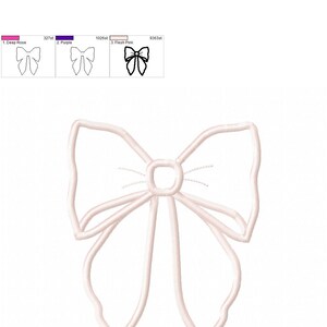 Glorious Side Bow Sweatshirt Applique Four Sizes Machine Embroidery ...