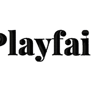 Playfair Embroidery Font A-Z 3inch Machine Embroidery Font Digital ...